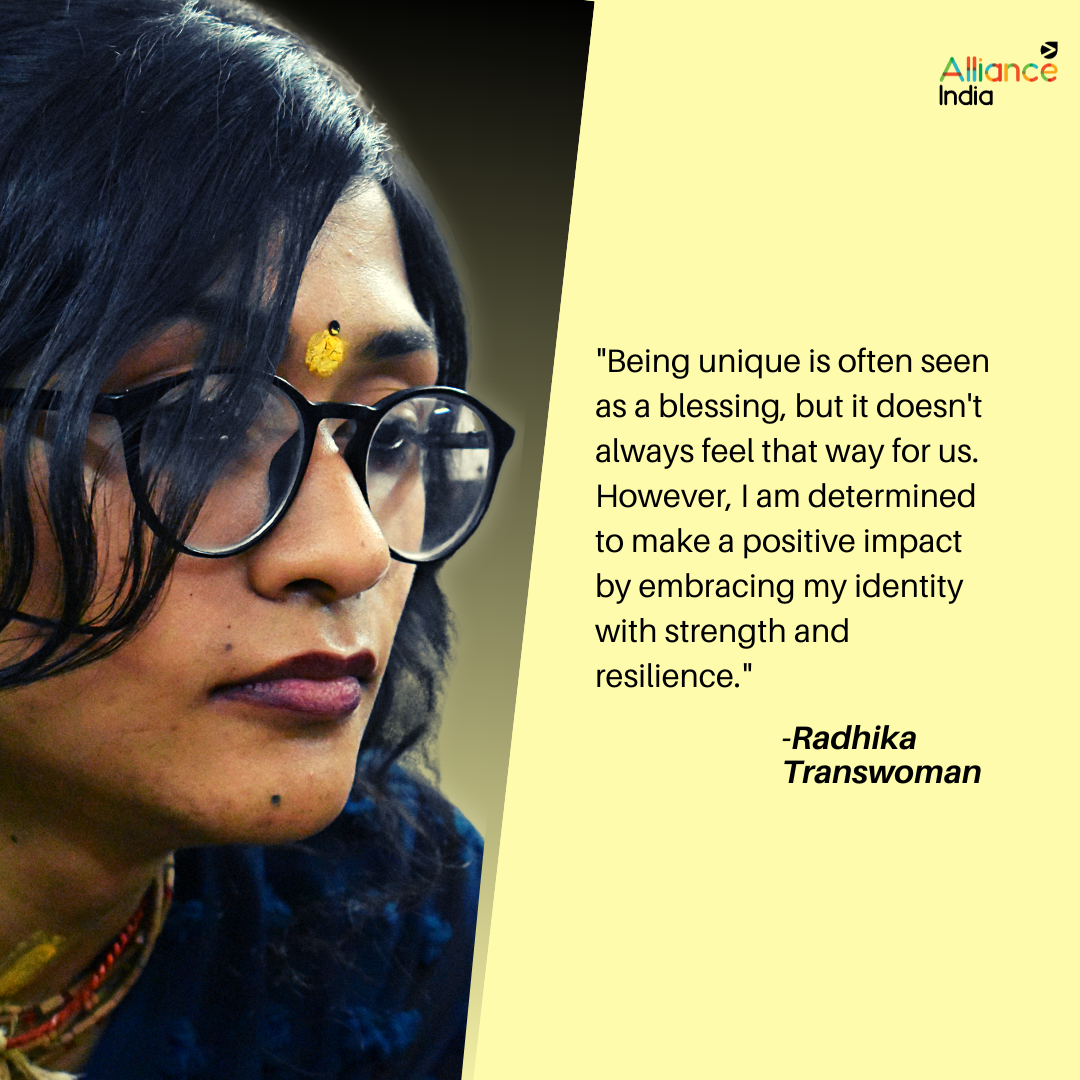 Empowering Transgender Community to create an Equal World - Alliance India